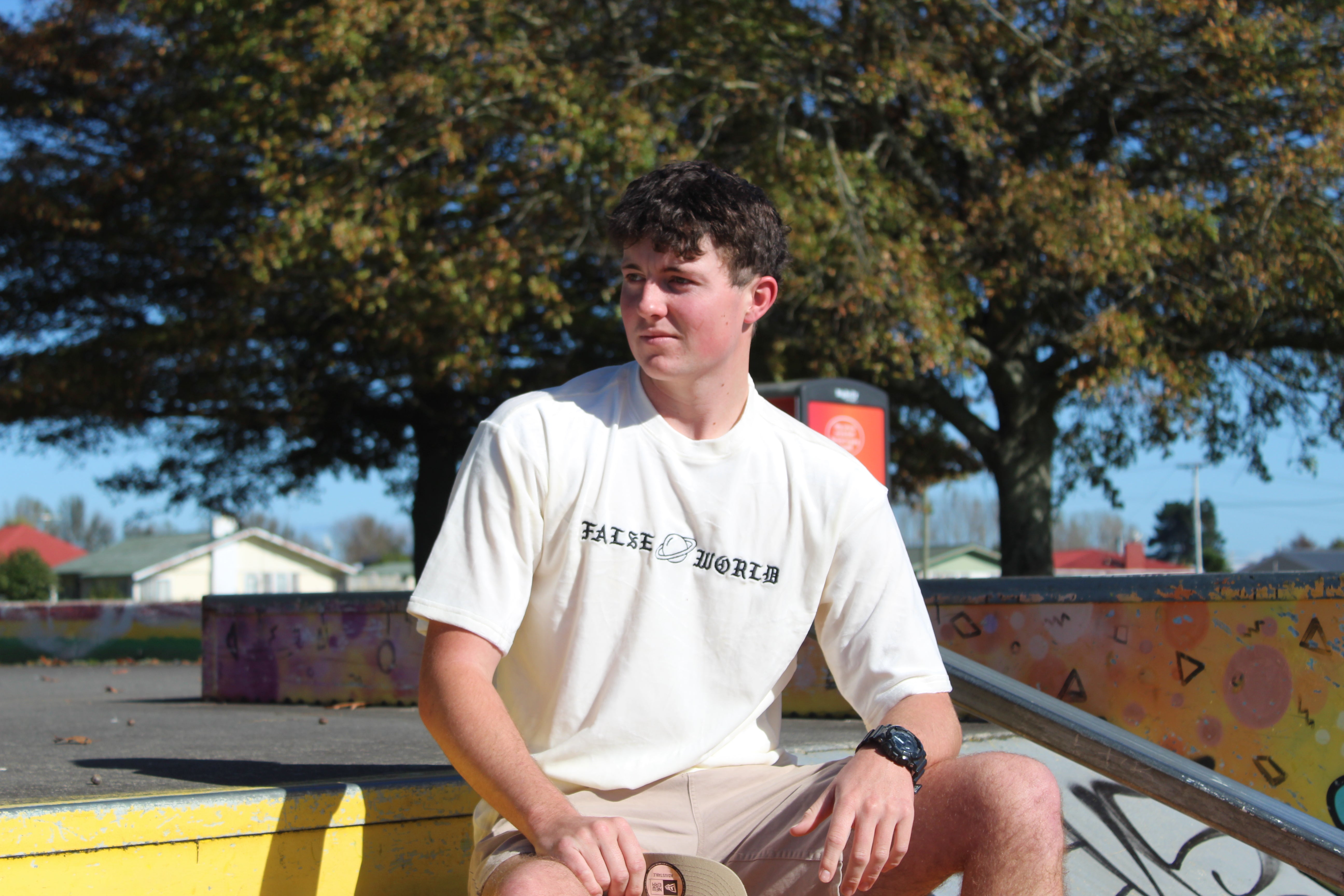 False World White tee